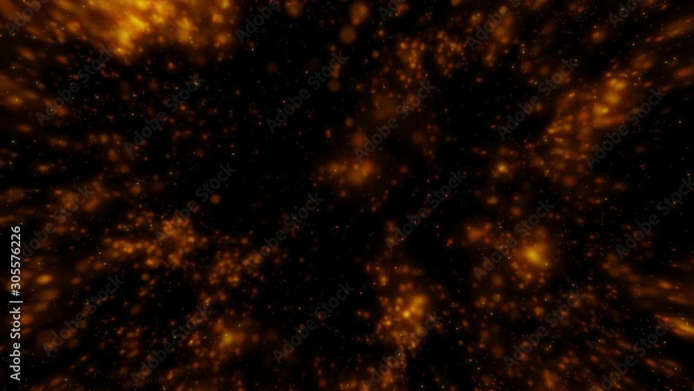 Fire explosion - colorful realistic yellow orange smoke burst fluid gas ...