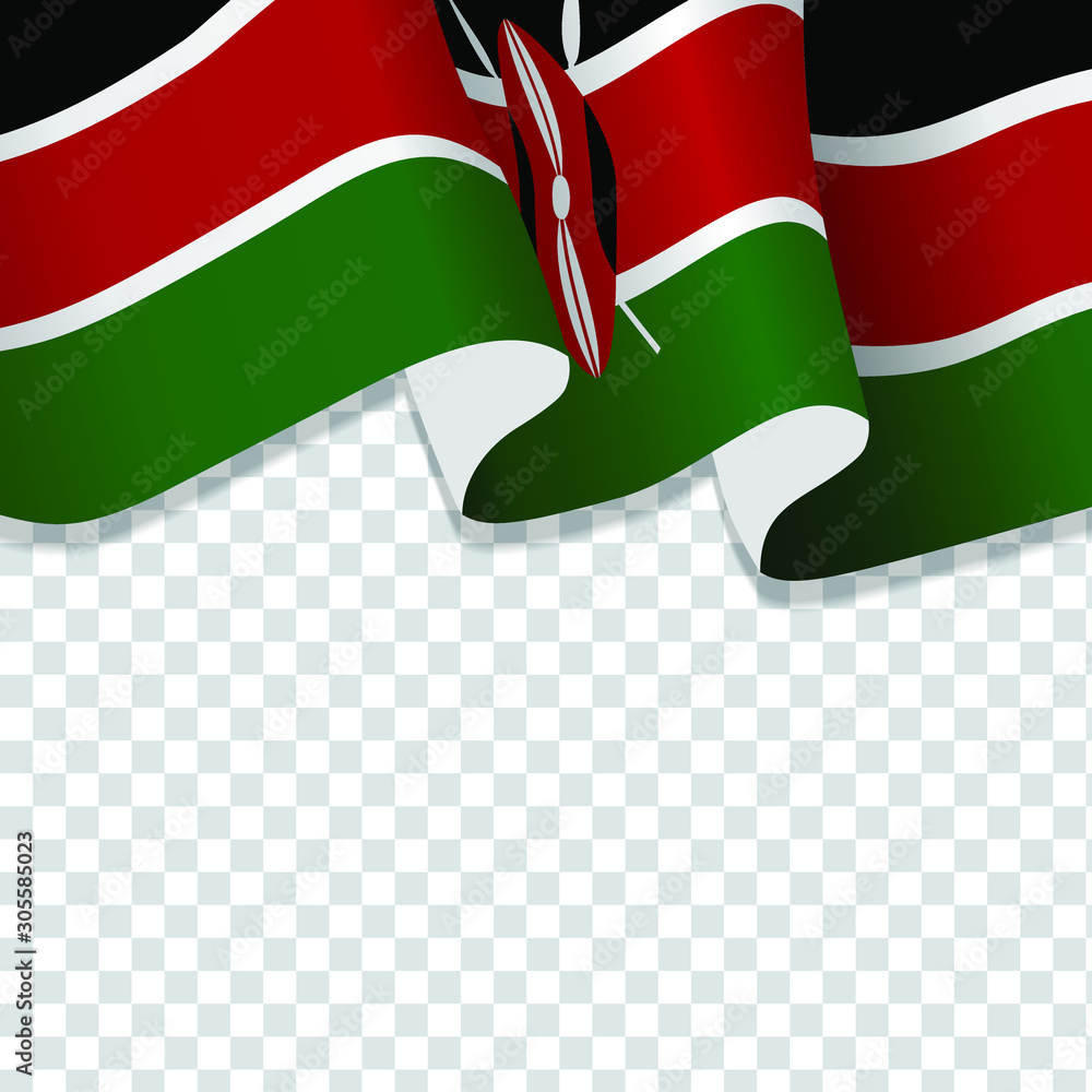 Kenyan Flag Flying