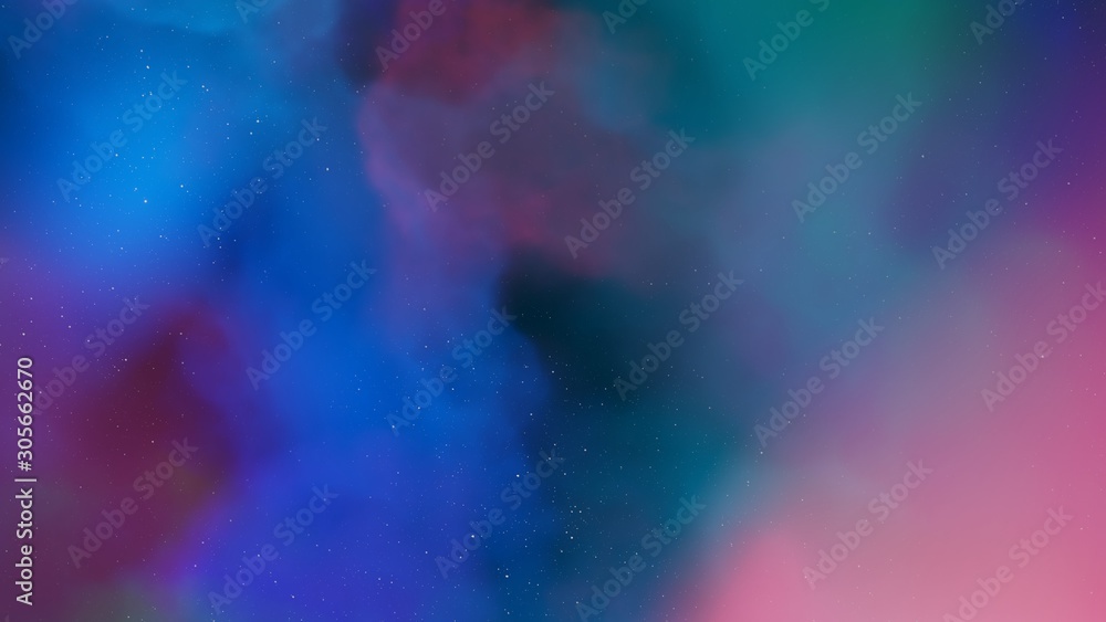 High Resolution Star Nebula Generated in a 3D Simulator Stock Photo ...