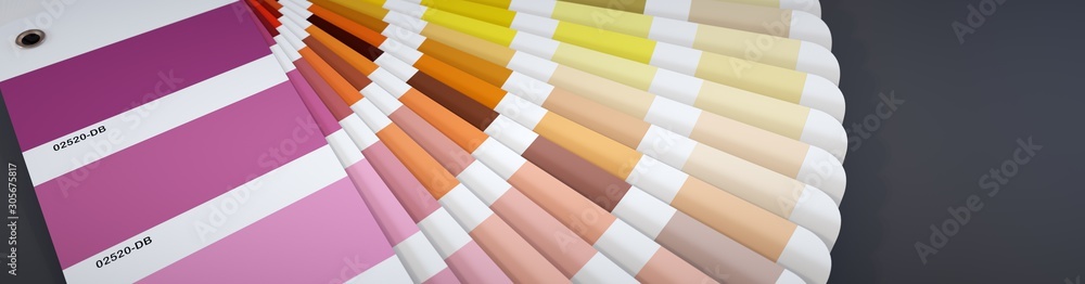Open color chart showing the tones. Stock Photo | Adobe Stock