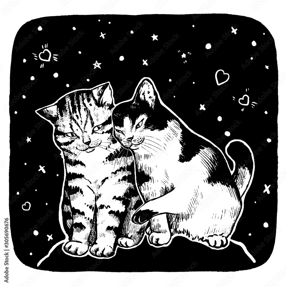 Cute Love Animal Drawings