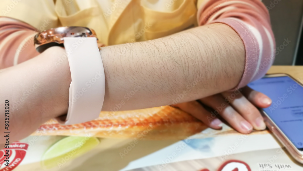 skin in close-up view with swell hears on it,drops arm hairs Stock ...