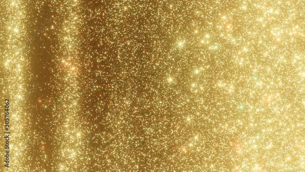 golden background loop, twinkling gold glitter backdrop, sparkly waves ...