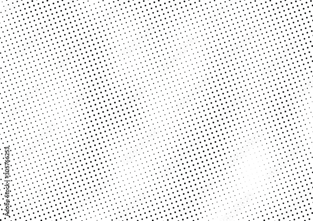 Abstract halftone dotted background. Monochrome grunge pattern with dot ...