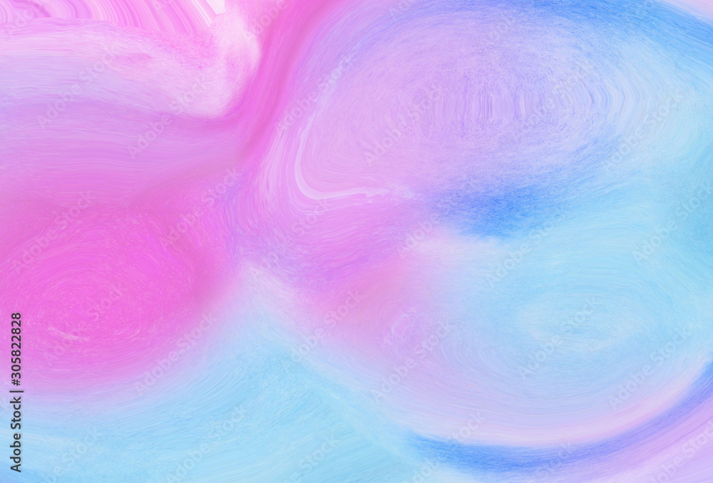 Light pink, blue and purple abstract liquid paint textured background ...