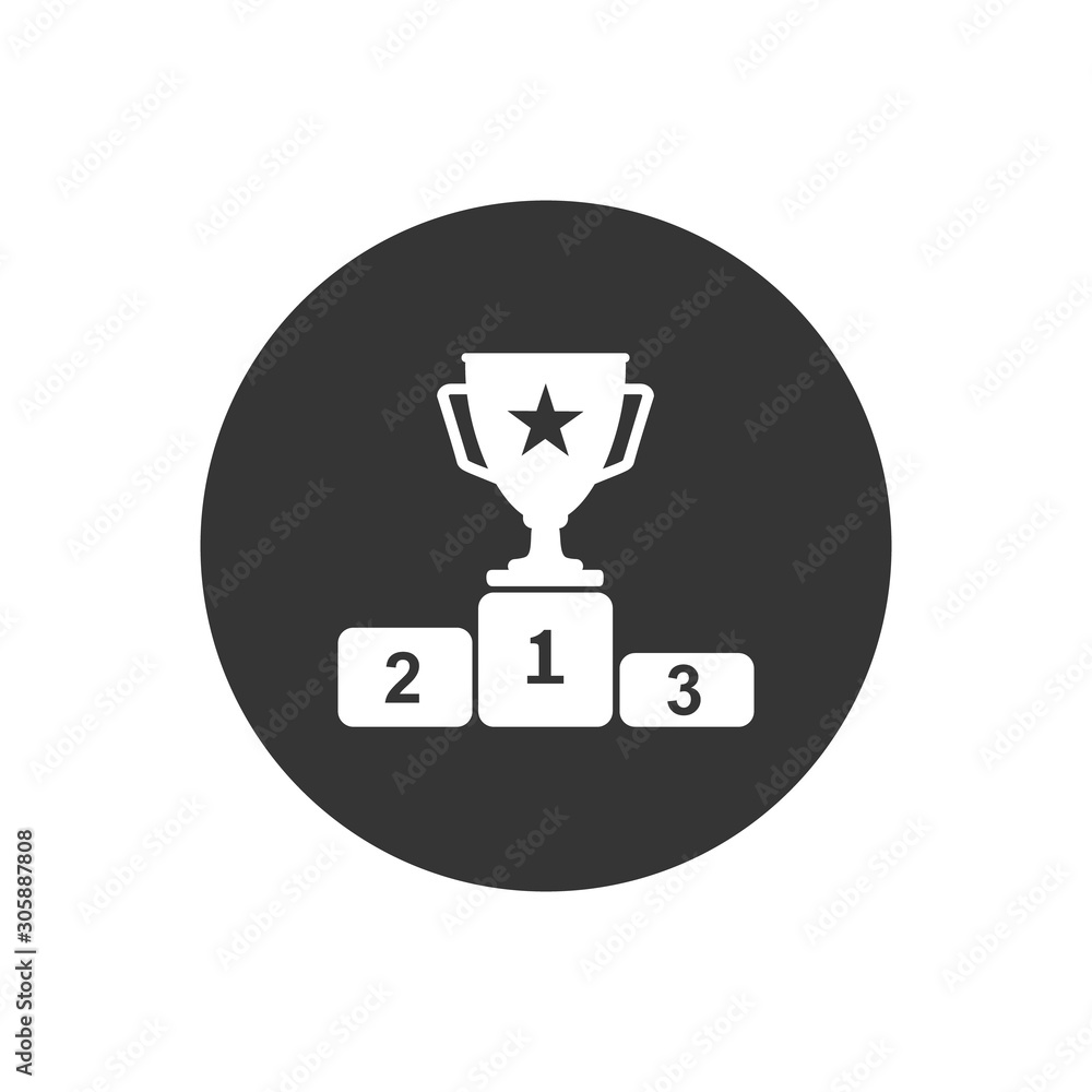 First prize gold trophy icon, trophy, winner, first prize, runner-up ...