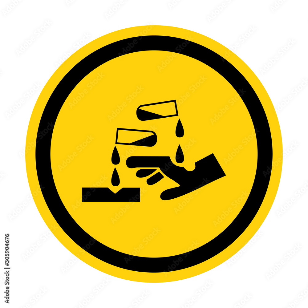 Corrosive Symbol Vector Free