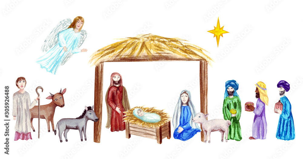 Baby Jesus Manger Crib