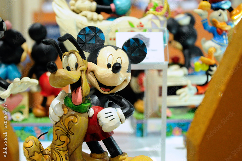 KUALA LUMPUR, MALAYSIA -APRIL 8, 2018: Fictional cartoon character from ...