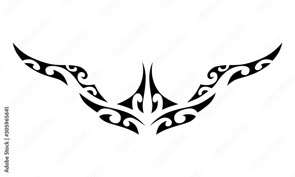 Chest Tribal Tattoo Designs Drawings