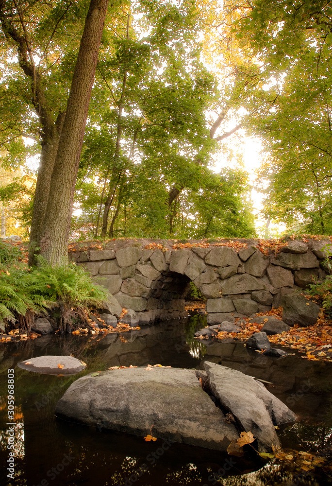 Stone Forest Bridge Autumn