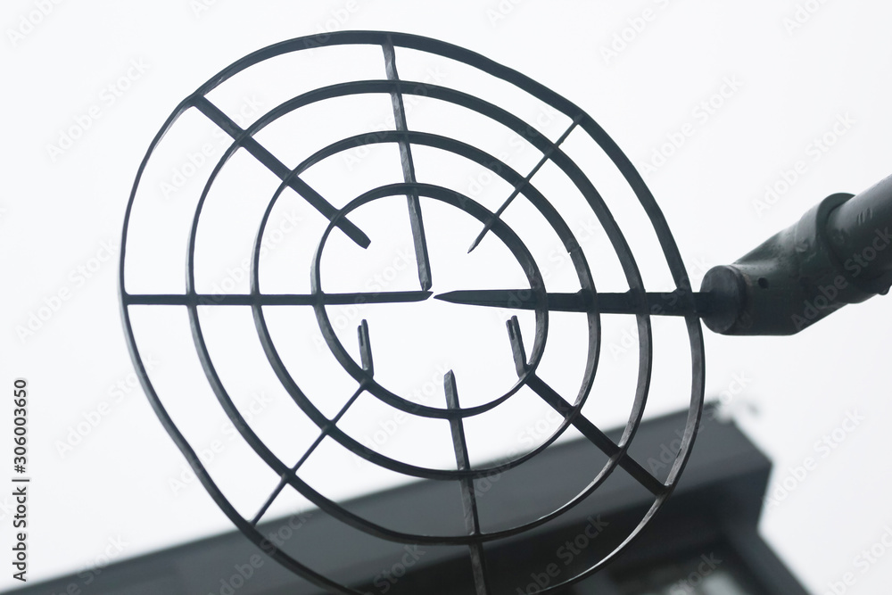 world war II anti-aircraft gun sight close-up Stock Photo | Adobe Stock