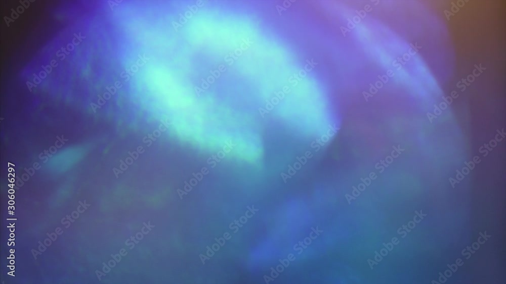 Multi-colored ray of light breaks through glass surface. Surrealistic ...