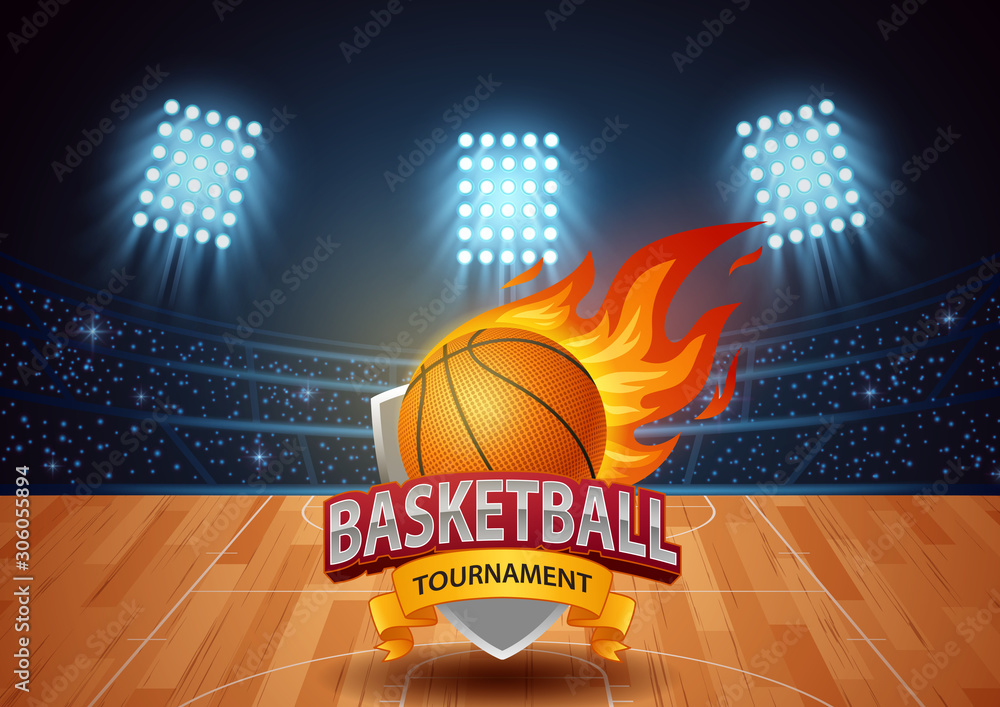 Basketball modern sport background. Vector illustration Stock Vector ...