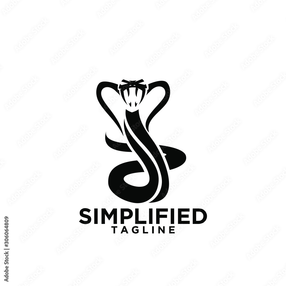 cobra snake logo icon design vector illustration Stock Vector | Adobe Stock