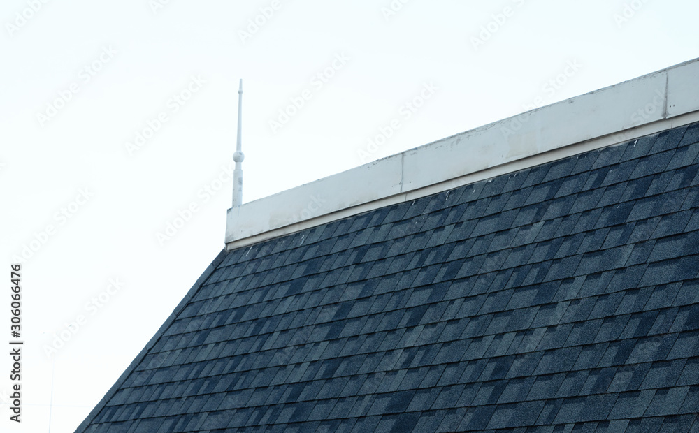 Tip of Roof of old castle,side view Stock Photo | Adobe Stock