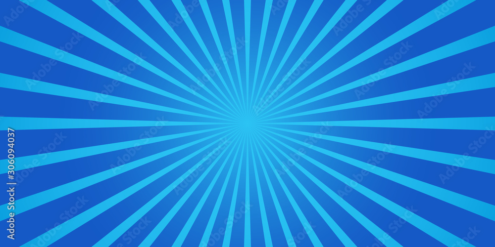 Simple blue starburst abstract background Stock Vector | Adobe Stock