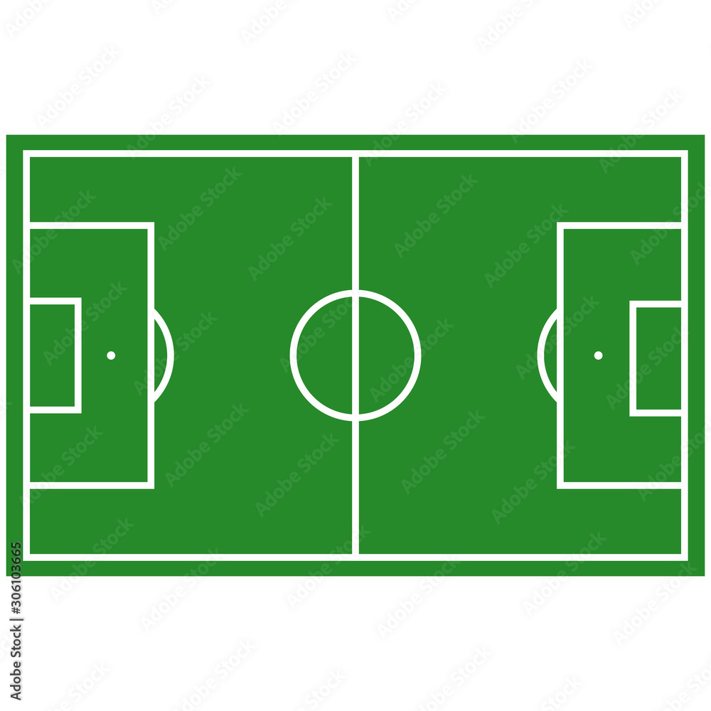 football field icon vector design symbol Stock Vector | Adobe Stock