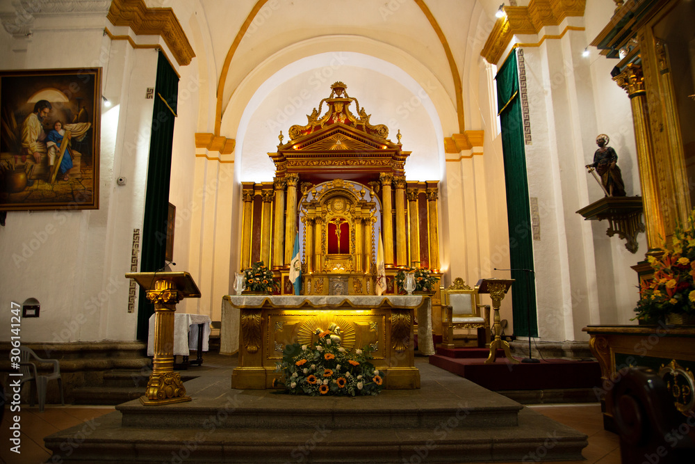 Catholic Church Interior Altar