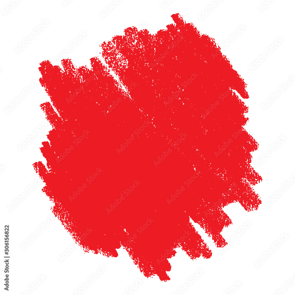 Red Grunge vector painting on white background for your text, logo. Red ...
