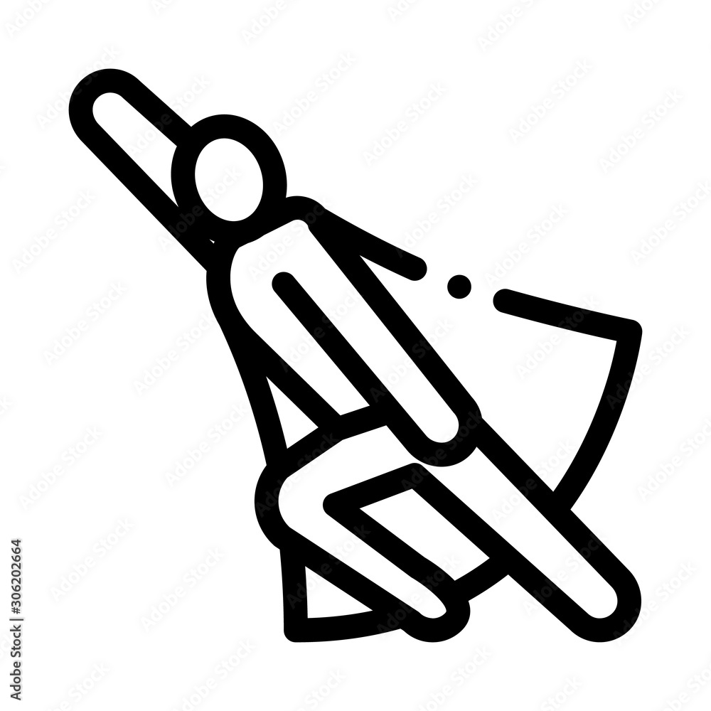 Super Hero Readiness Icon Vector. Outline Super Hero Readiness Sign ...