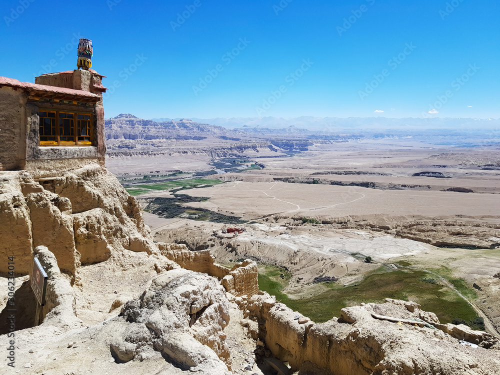 Ancient Tholing Monastery, Tibet. Ruins of ancient capital of Guge ...