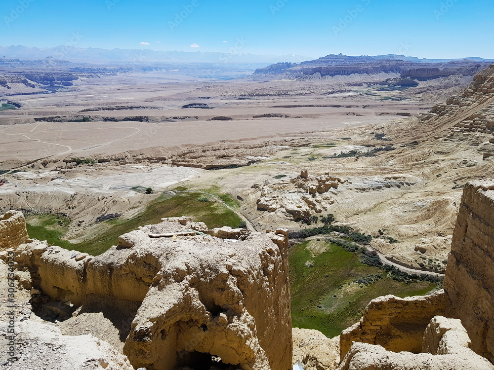Ancient Tholing Monastery, Tibet. Ruins of ancient capital of Guge ...