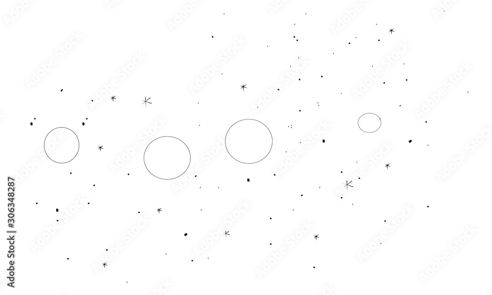 Stars And Planets Drawing
