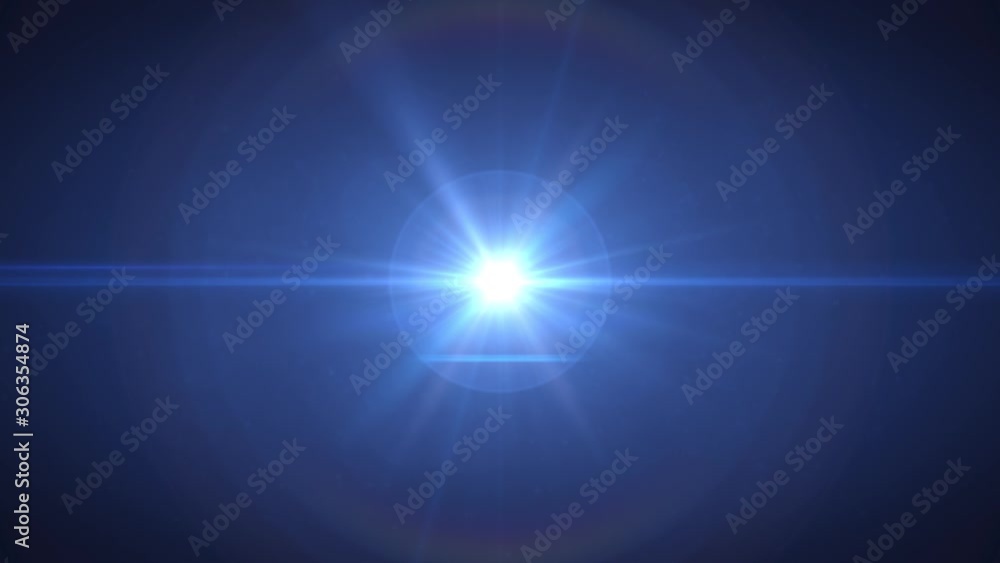 Optical Lens Flare Effect, Light Burst, Fading, Glowing Animation ...