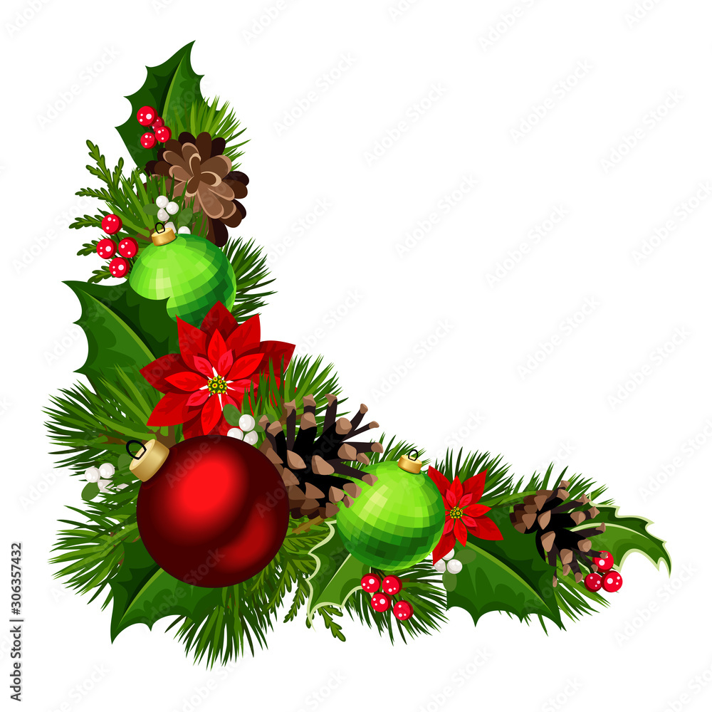 Mistletoe Corner Border