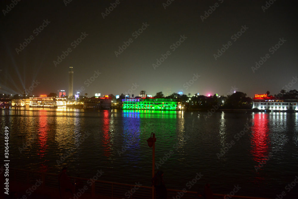 River Nile At Night