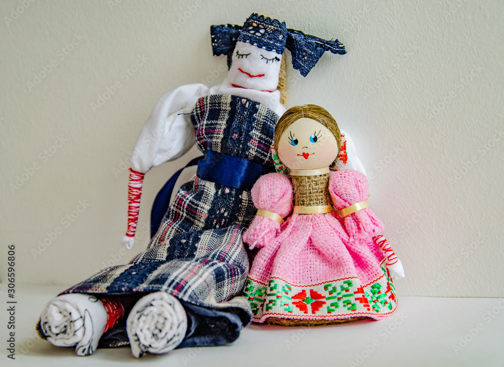 Doll form slavic culture. Hand made. Russian amulet. Stock Photo ...