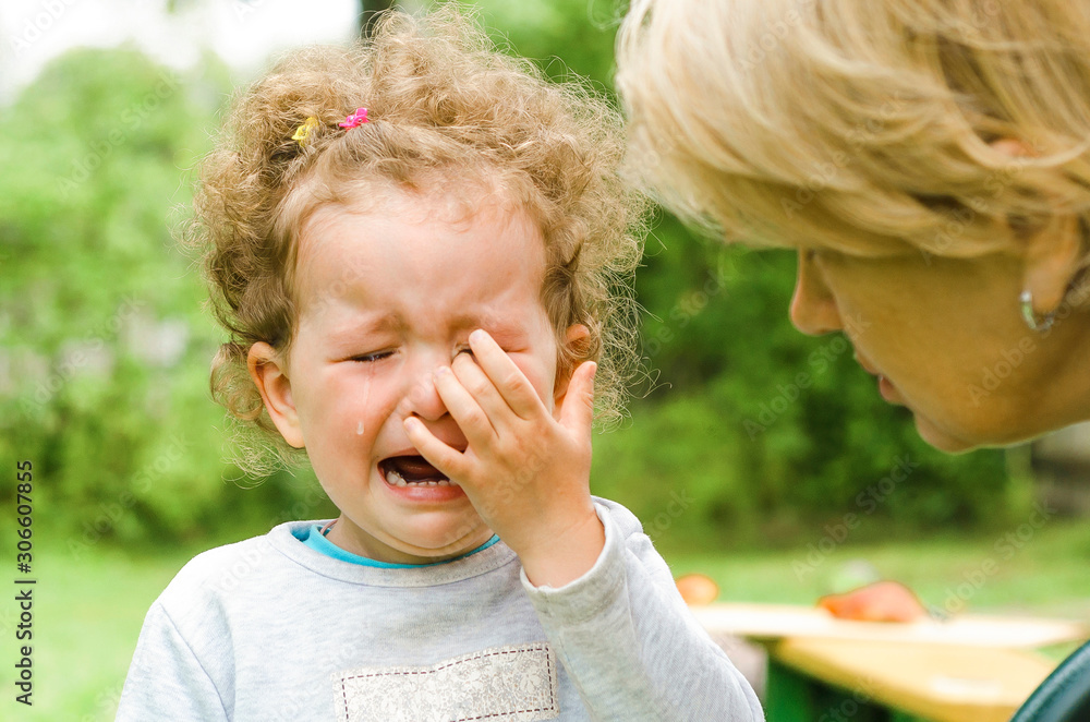 offend the child. children's tears, moods. resentment. comfort, feel ...