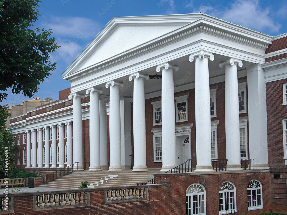 The University of Virginia's campus retains a uniform architectural ...