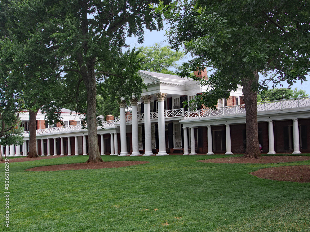 The University of Virginia's campus retains a uniform architectural ...