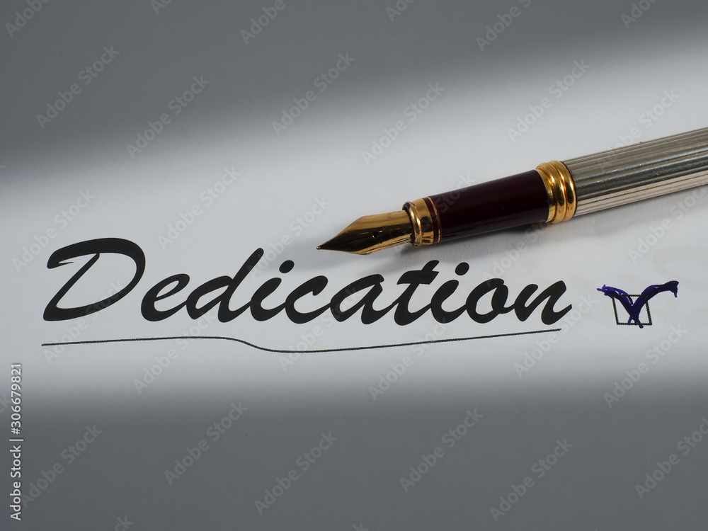 Dedication Word