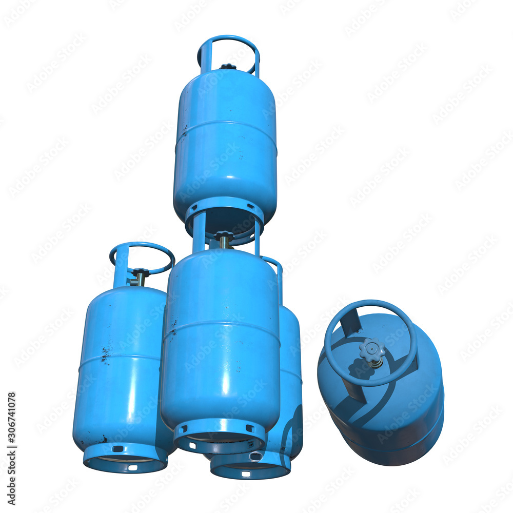 Gas cylinder lpg tank gas-bottle. Propane gas-cylinder balloon ...