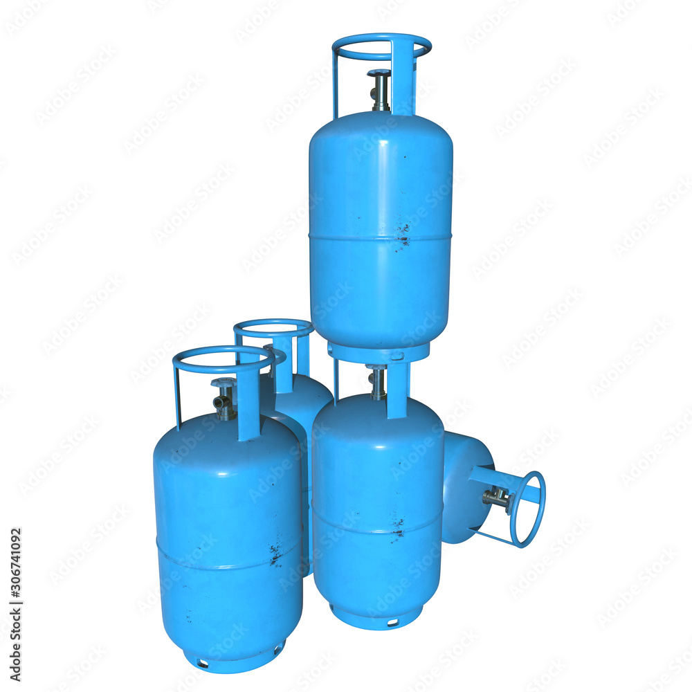 Gas cylinder lpg tank gas-bottle. Propane gas-cylinder balloon ...
