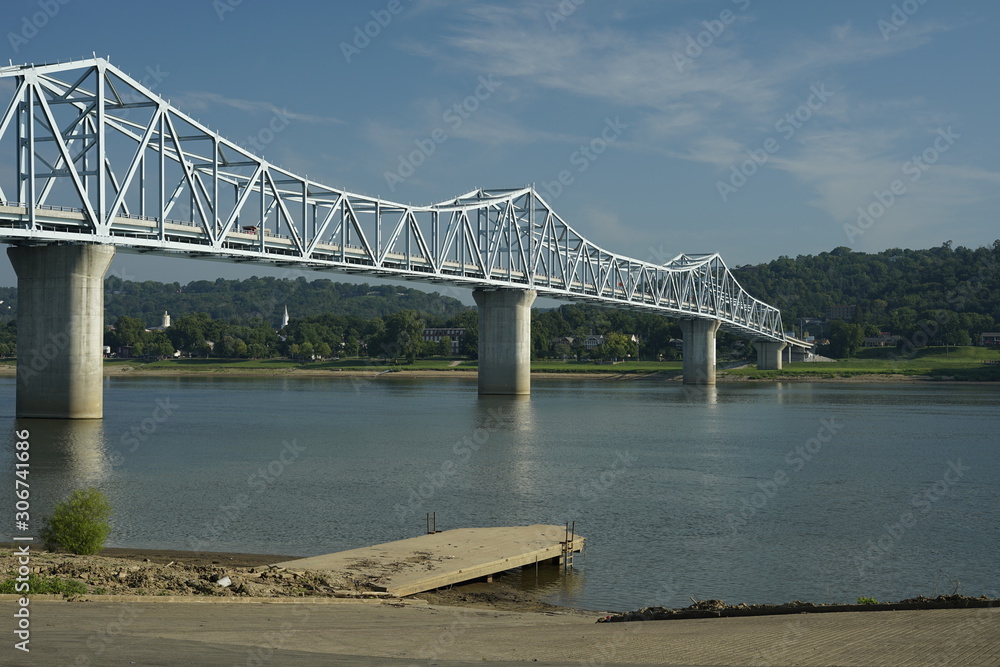 The Milton–Madison Bridge is a continuous truss bridge that connects ...