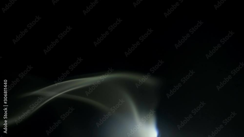 Real Stream Smoke flow footage isolated on black background for your ...