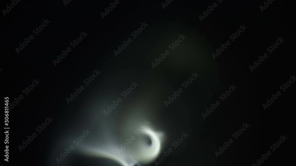 Real Stream Smoke flow footage isolated on black background for your ...
