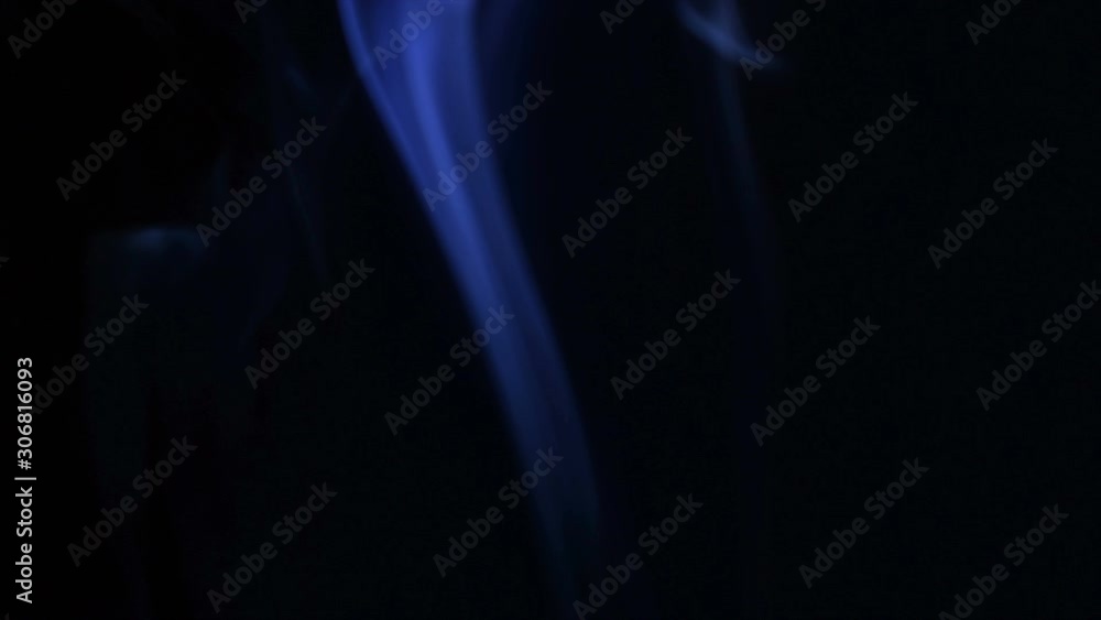 Real Stream Smoke flow footage isolated on black background for your ...