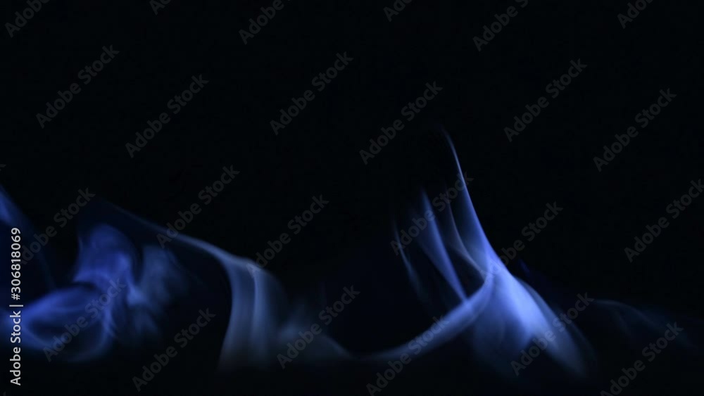 Real Stream Smoke flow footage isolated on black background for your ...