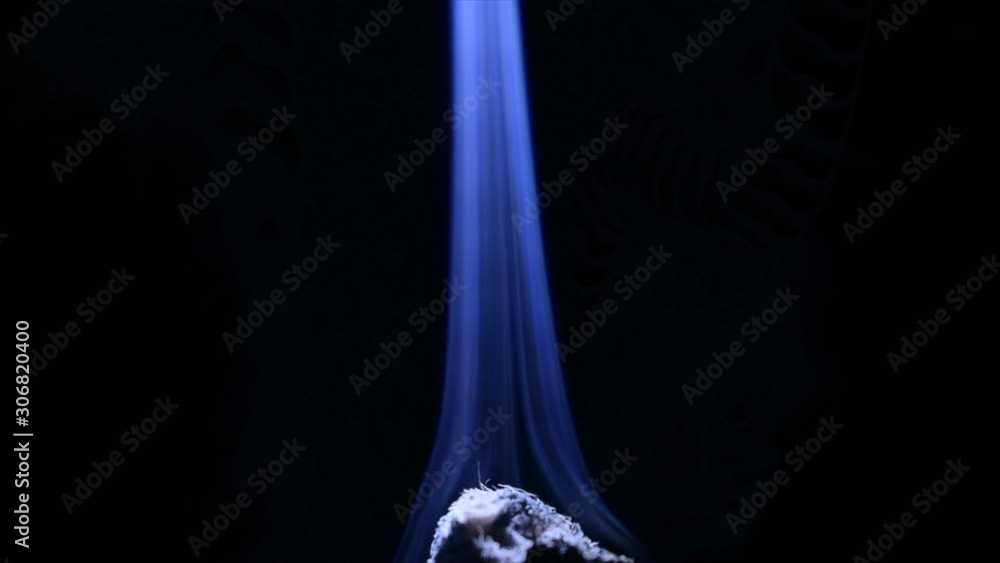 Real Stream Smoke flow footage isolated on black background for your ...