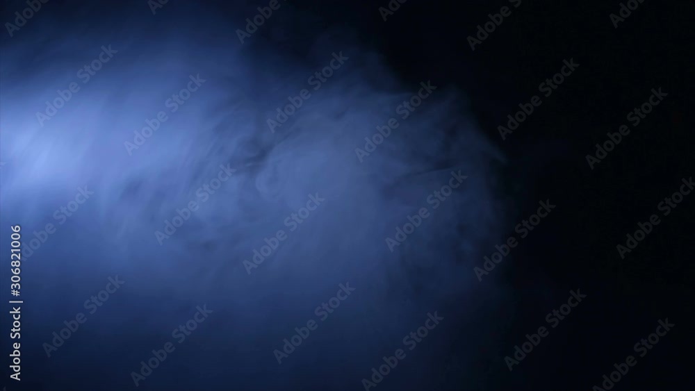 Real Stream Smoke flow footage isolated on black background for your ...
