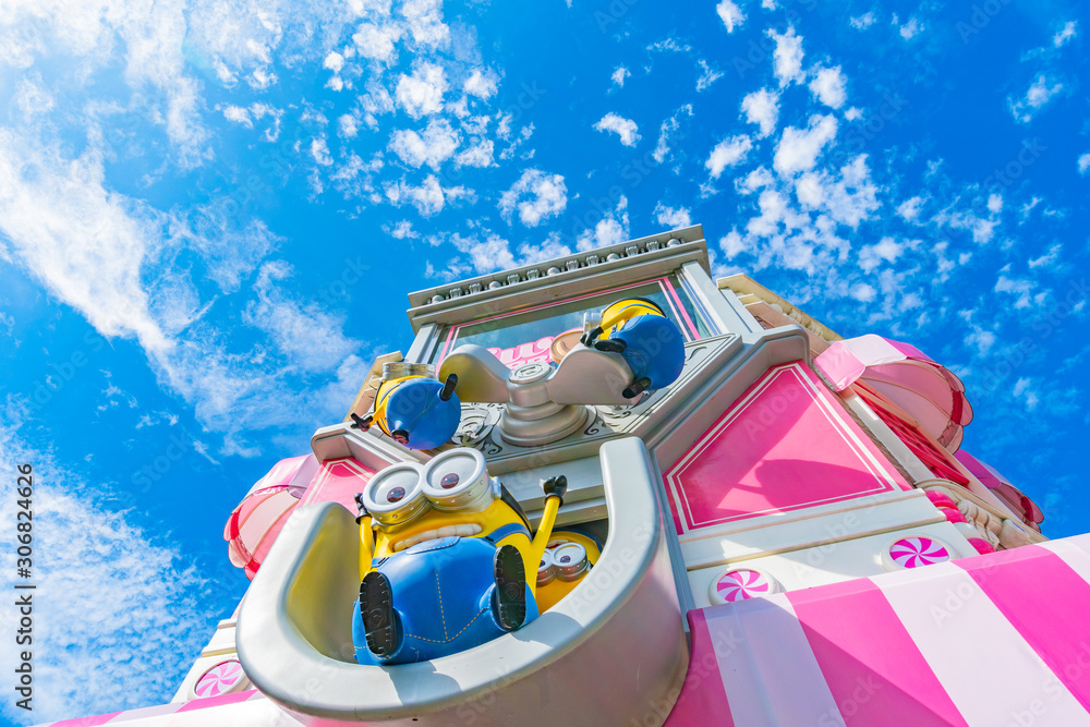 OSAKA, JAPAN - AUGUST 12, 2018: Photo of "FUN STORE at MINION PARK ...