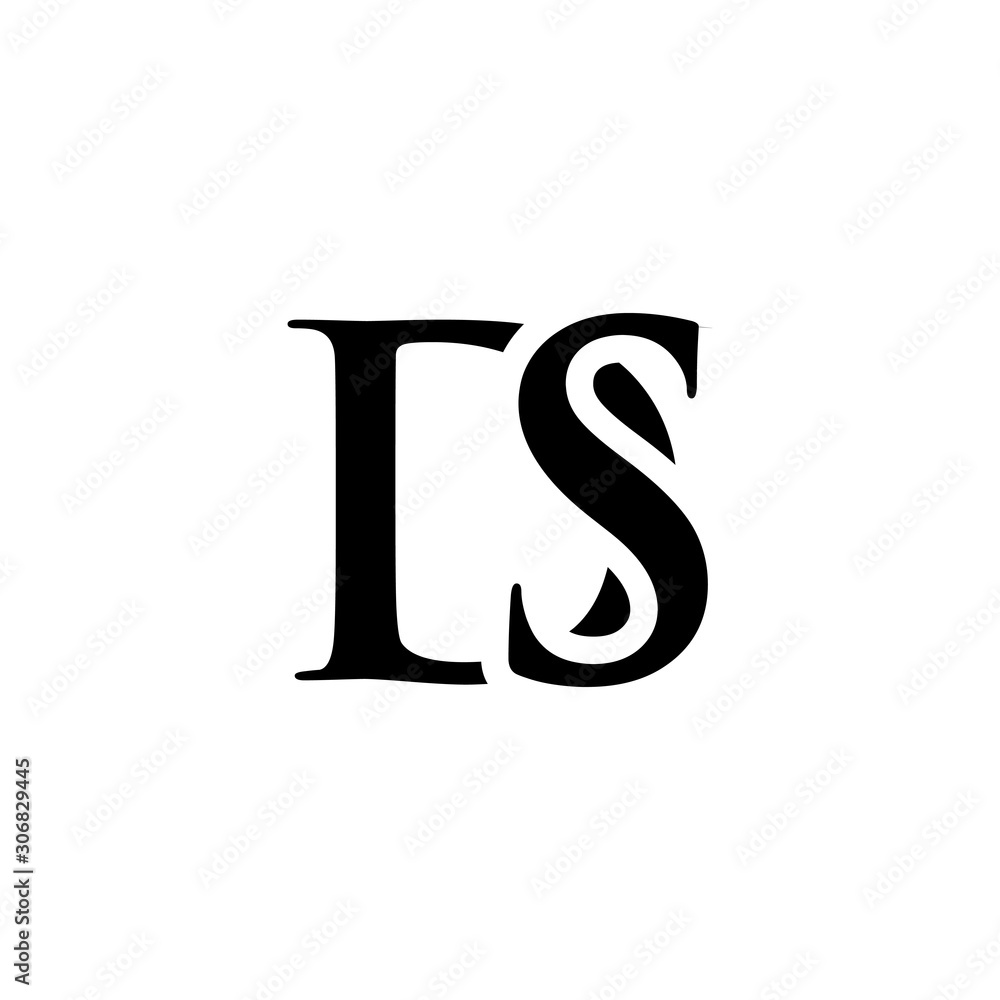 Initial ds alphabet logo design template vector Stock Vector | Adobe Stock