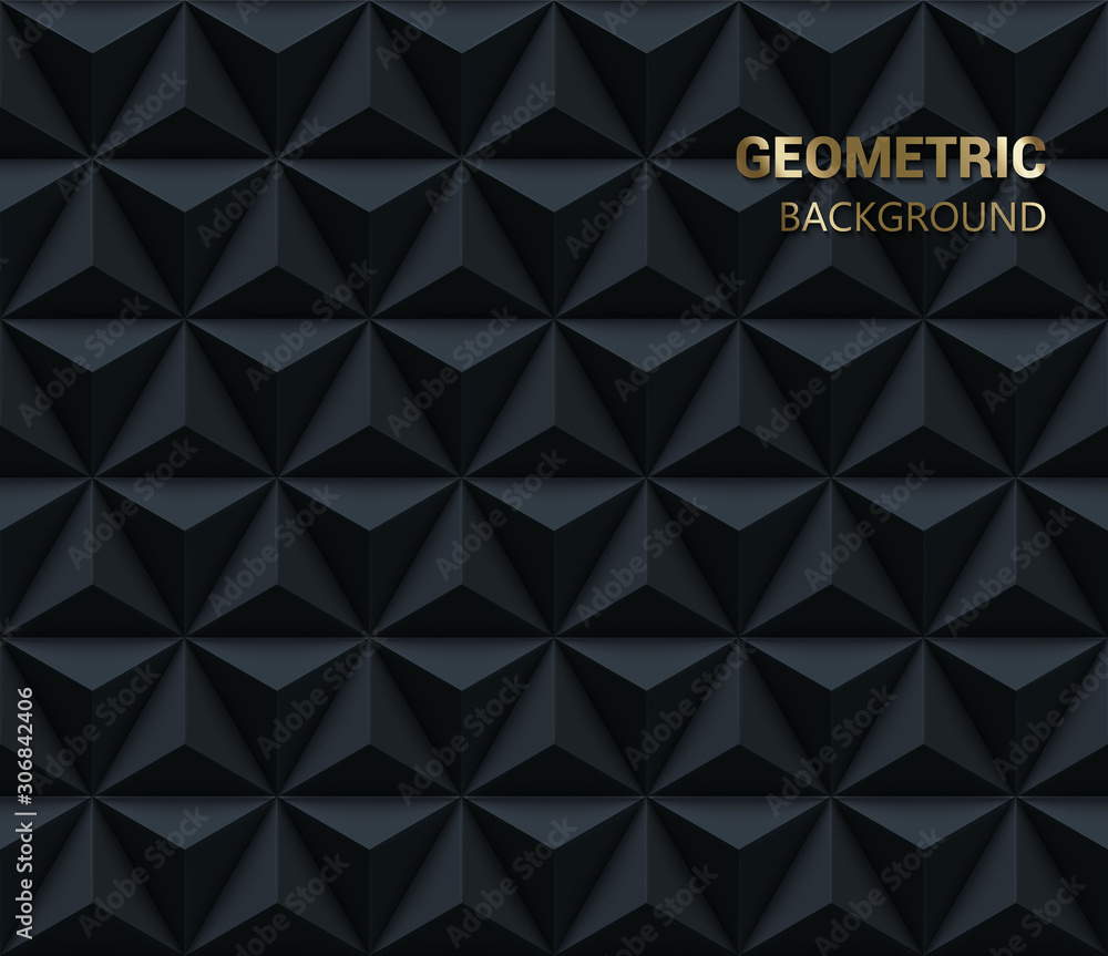 Geometric triangle pattern Stock Vector | Adobe Stock