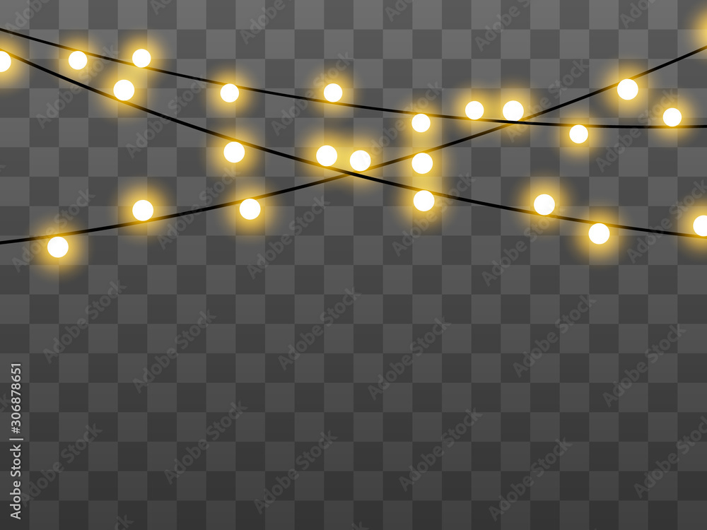 String Party Lights Background