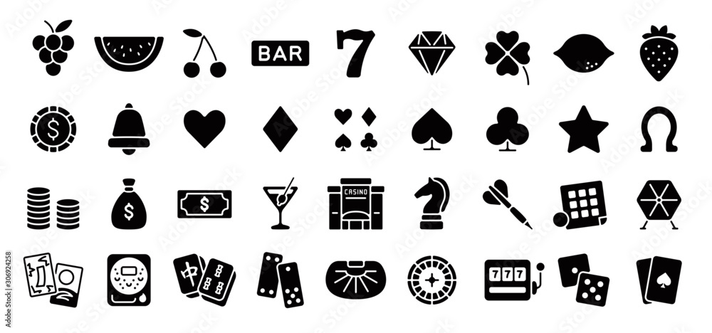 Gambling Silhouette